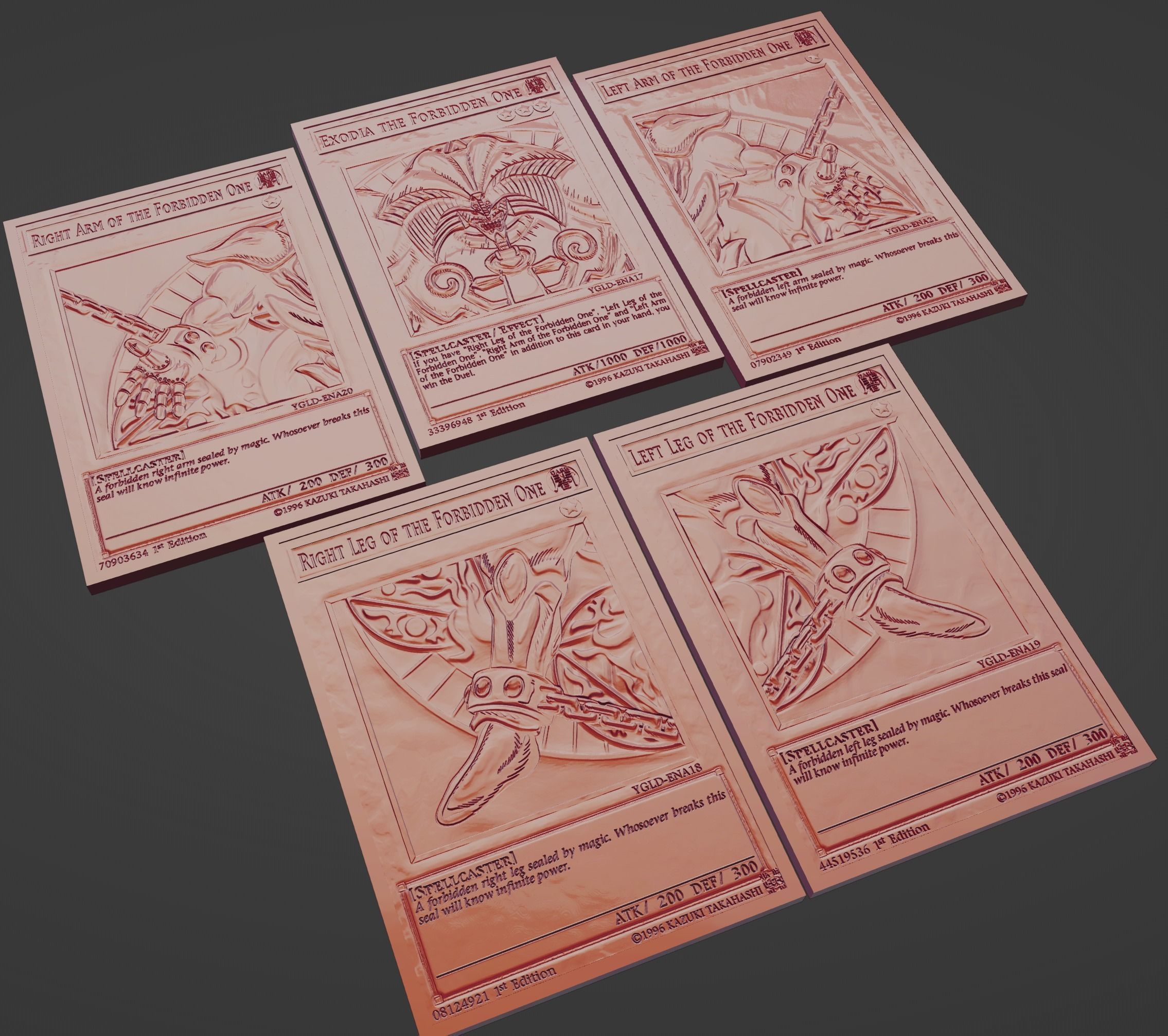 Exodia The Forbidden one -Yugioh 3D model 3D printable | CGTrader