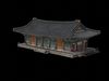 Korean Traditional Palace Jeok-gwang Jeon 3D model | CGTrader