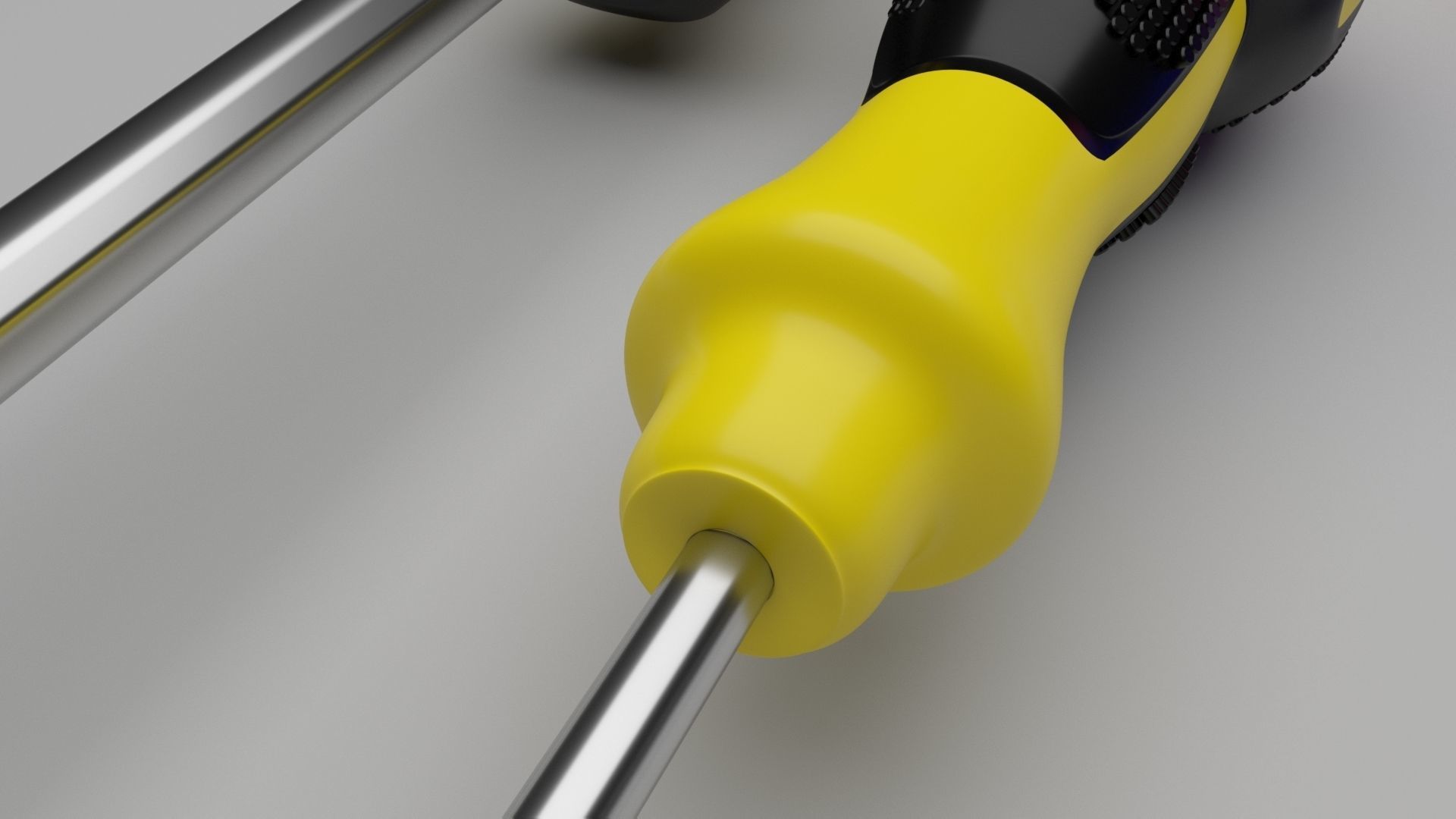 3 Piece Screwdriver Set 3D model | CGTrader