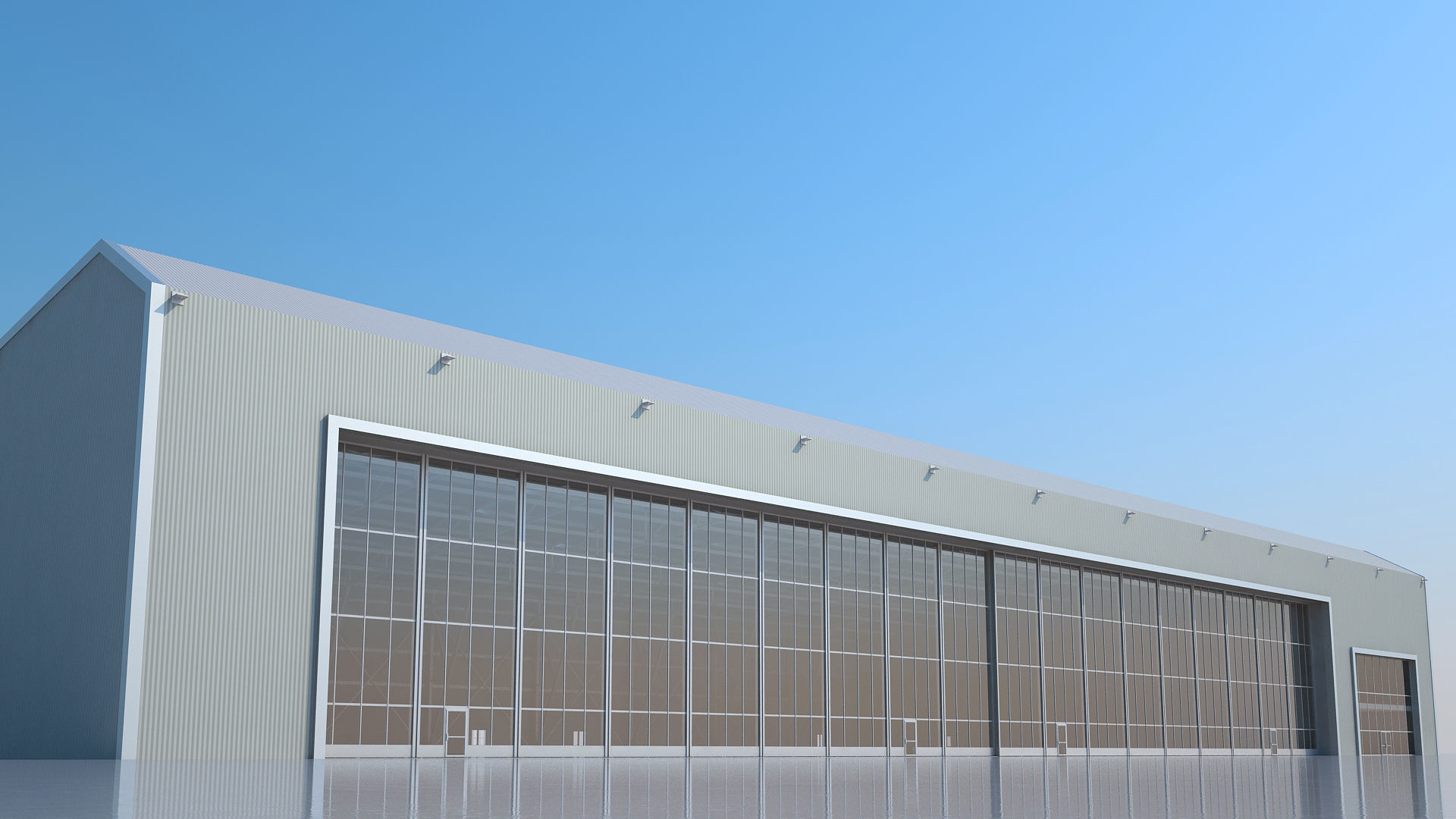 Airport Hangar 3D model | CGTrader