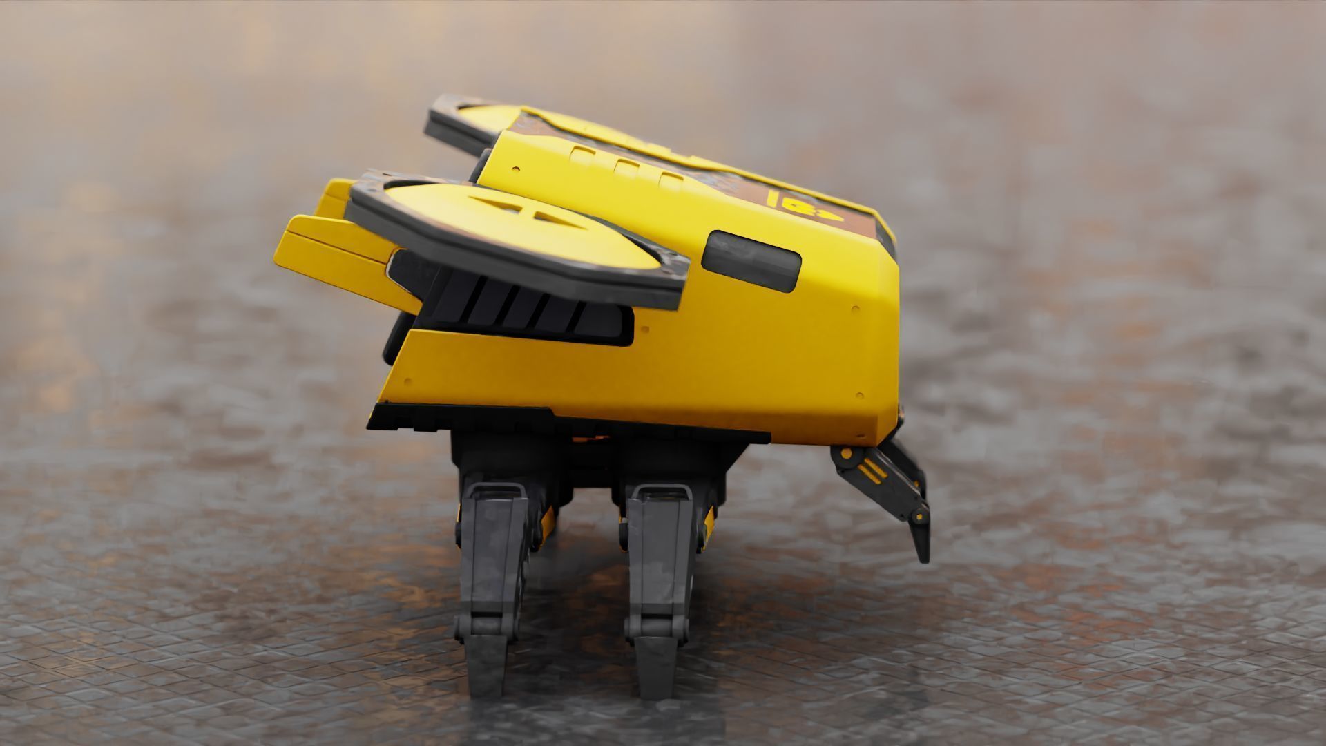 FLY BOT RIGGED 3D model rigged | CGTrader