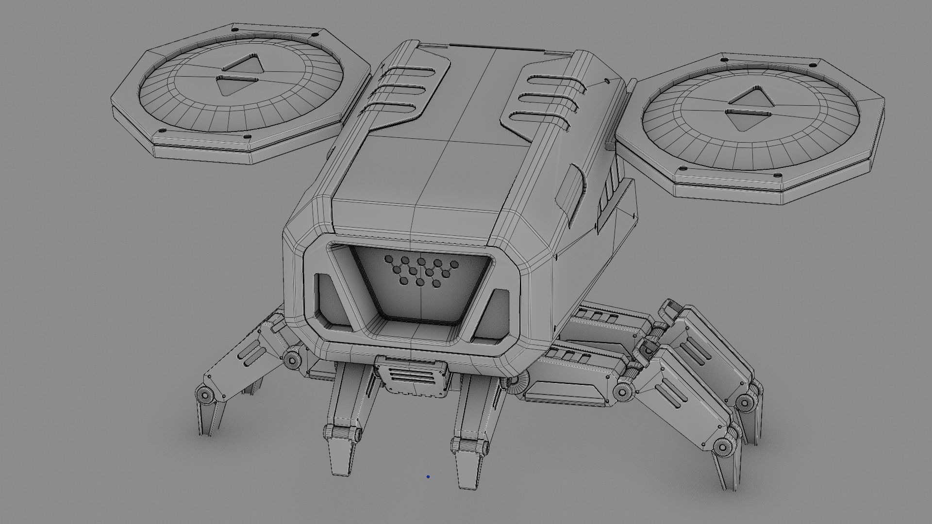 FLY BOT RIGGED 3D model rigged | CGTrader