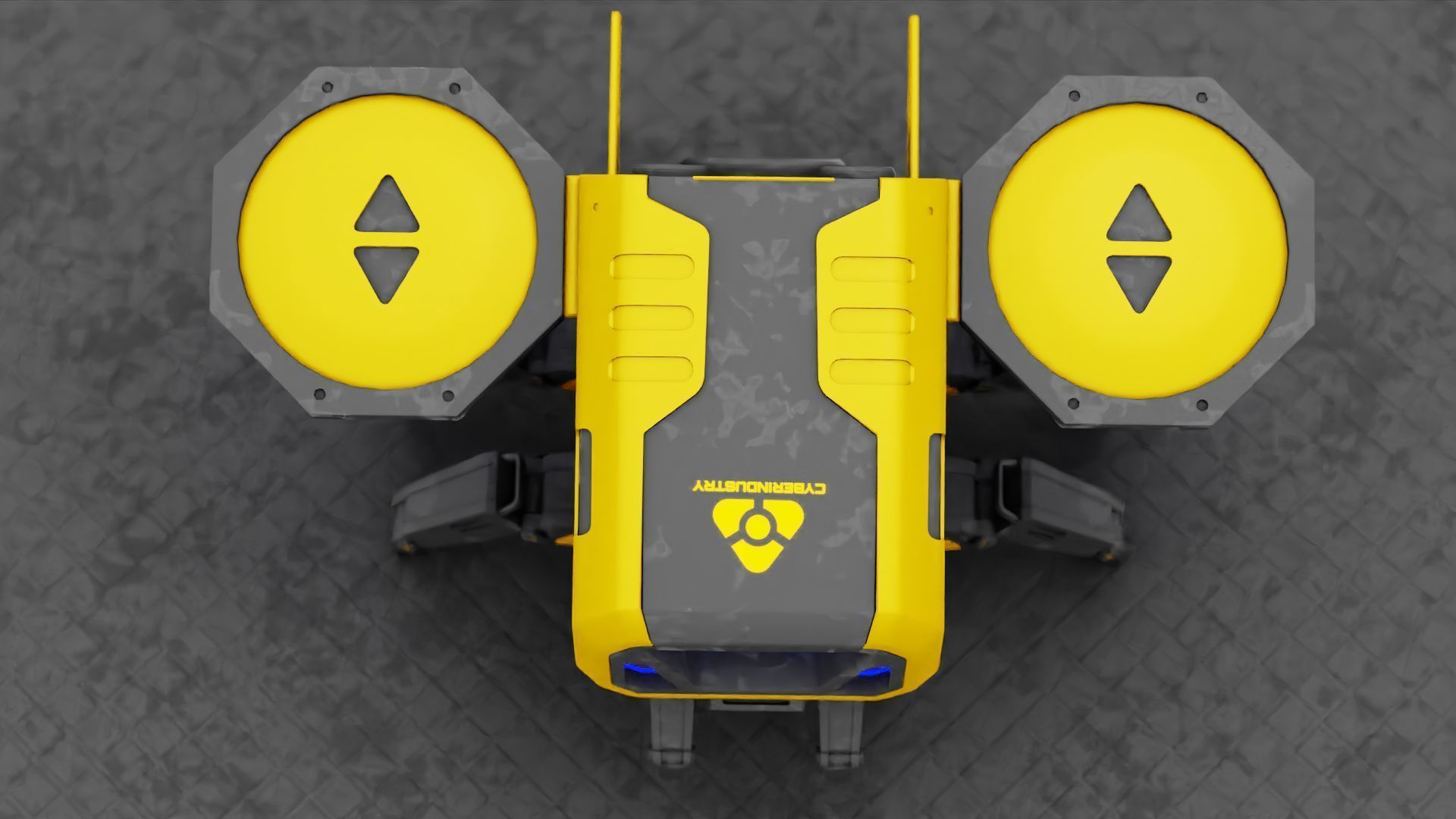 FLY BOT RIGGED 3D model rigged | CGTrader