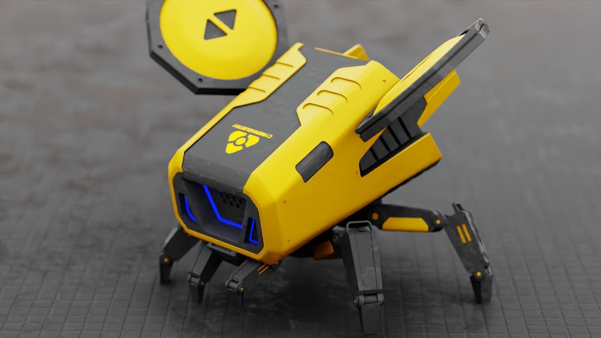 FLY BOT RIGGED 3D model rigged | CGTrader
