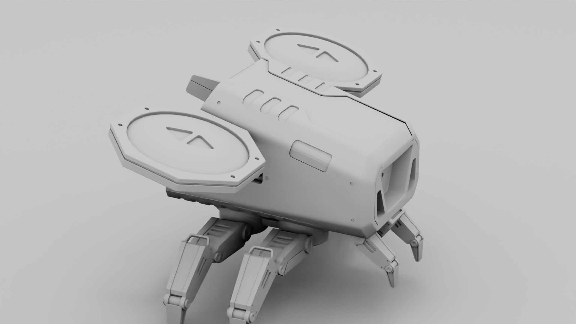 FLY BOT RIGGED 3D model rigged | CGTrader
