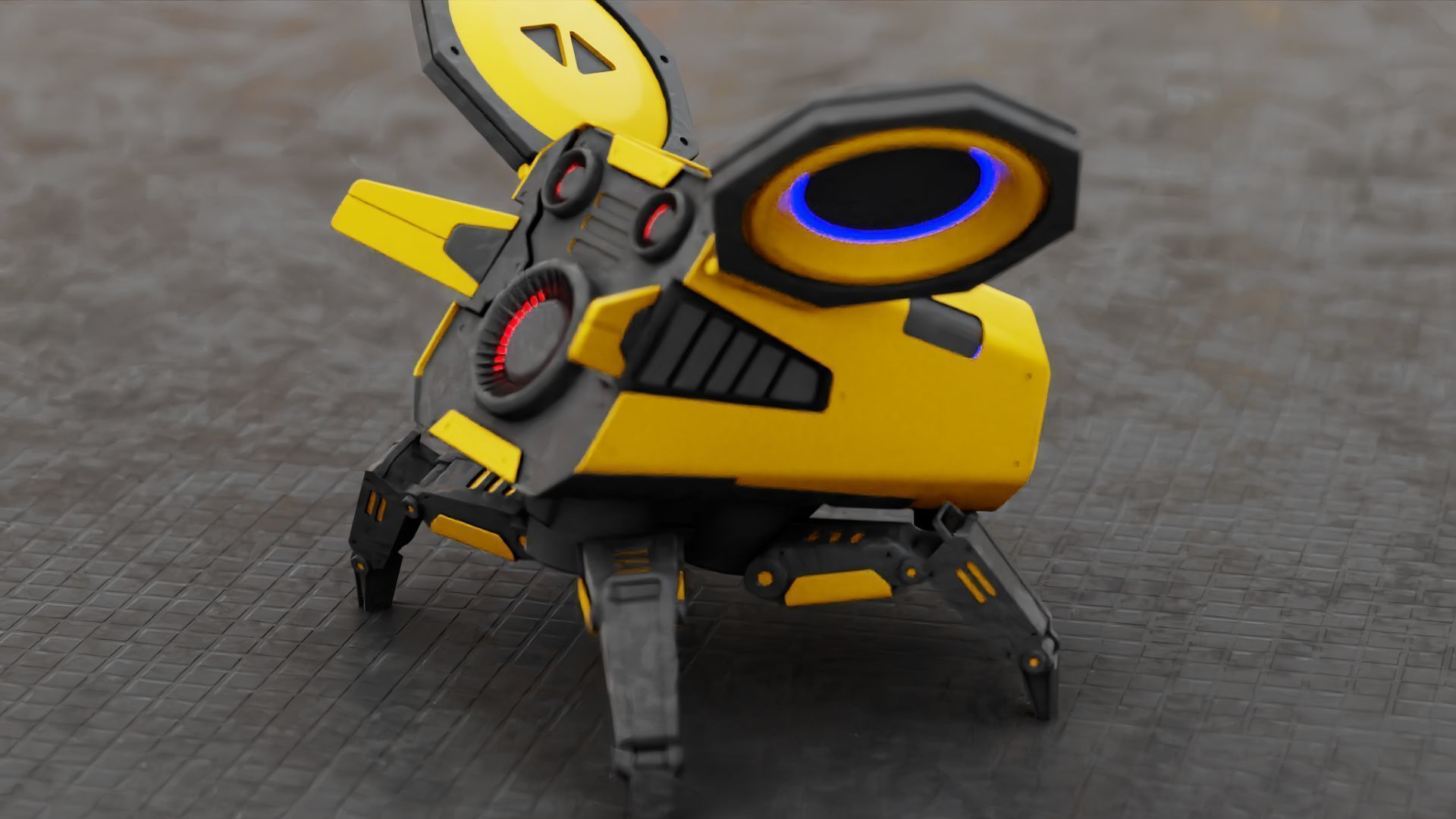 FLY BOT RIGGED 3D model rigged | CGTrader