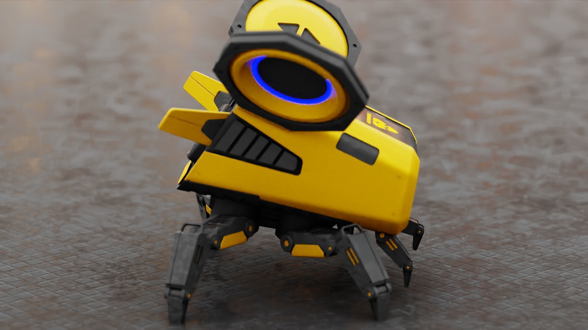 FLY BOT RIGGED 3D model rigged | CGTrader