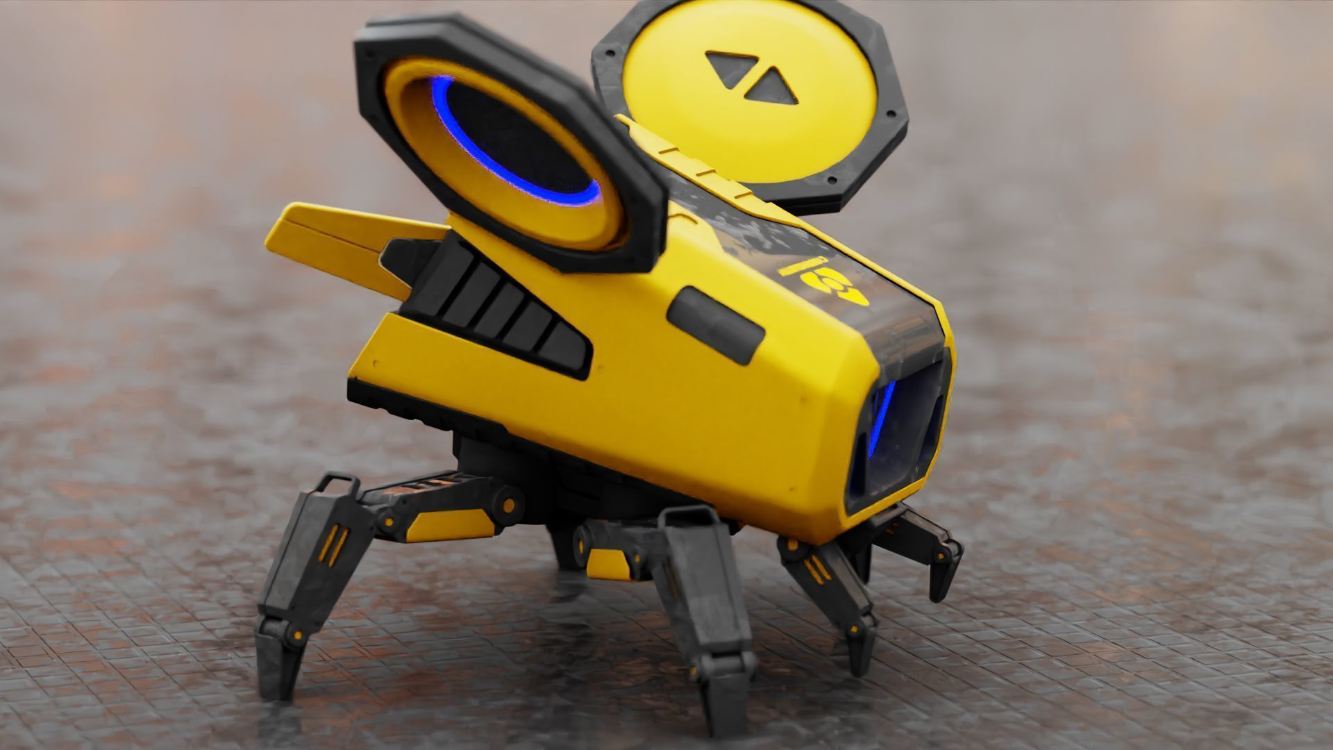 FLY BOT RIGGED 3D model rigged | CGTrader
