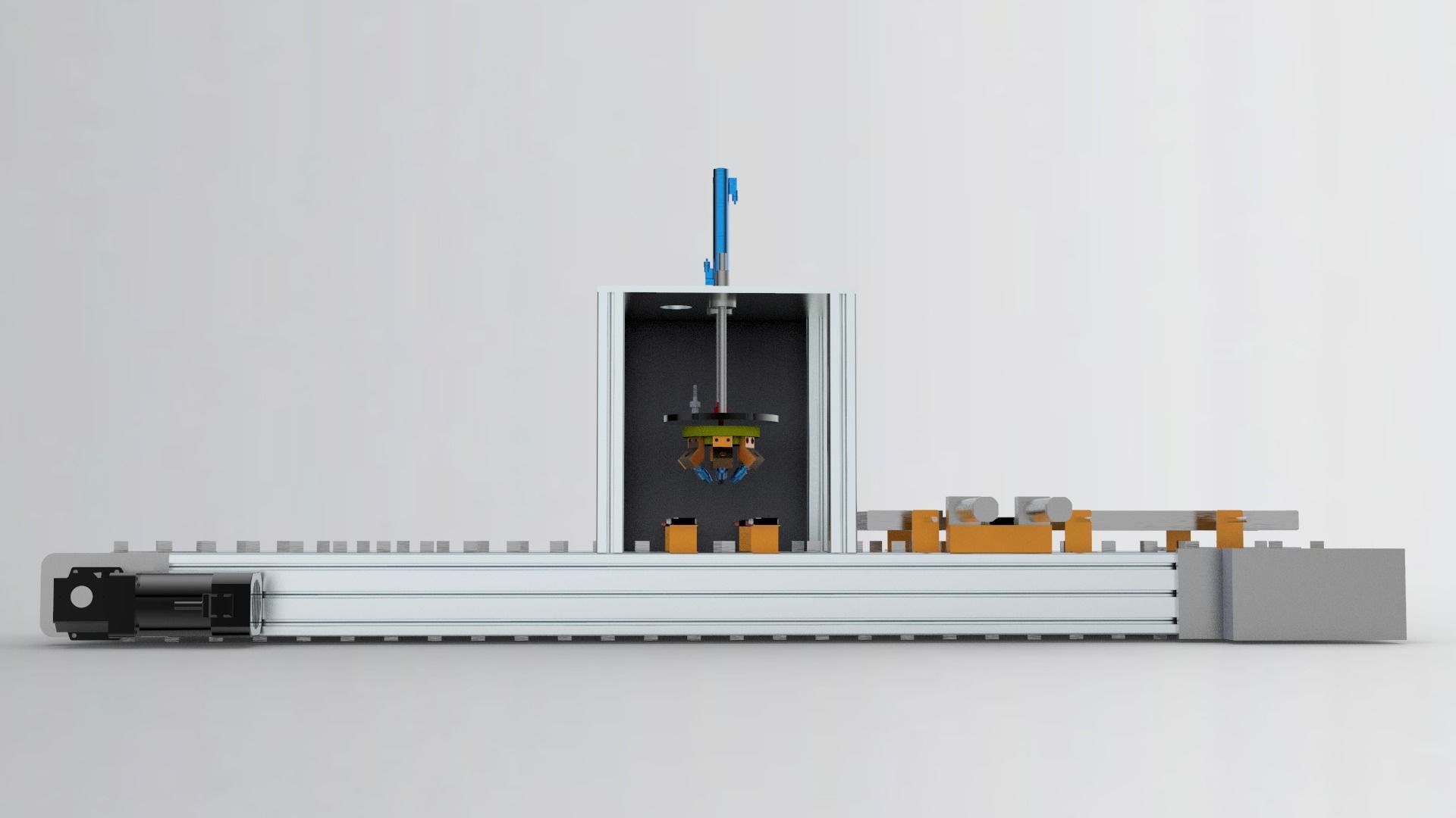 Cleaning assembly line 3D model | CGTrader