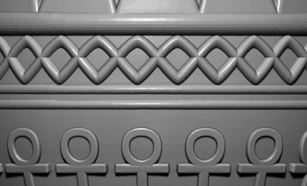 Egyptian Pottery 3D Printable model cnc free 3D model 3D printable ...