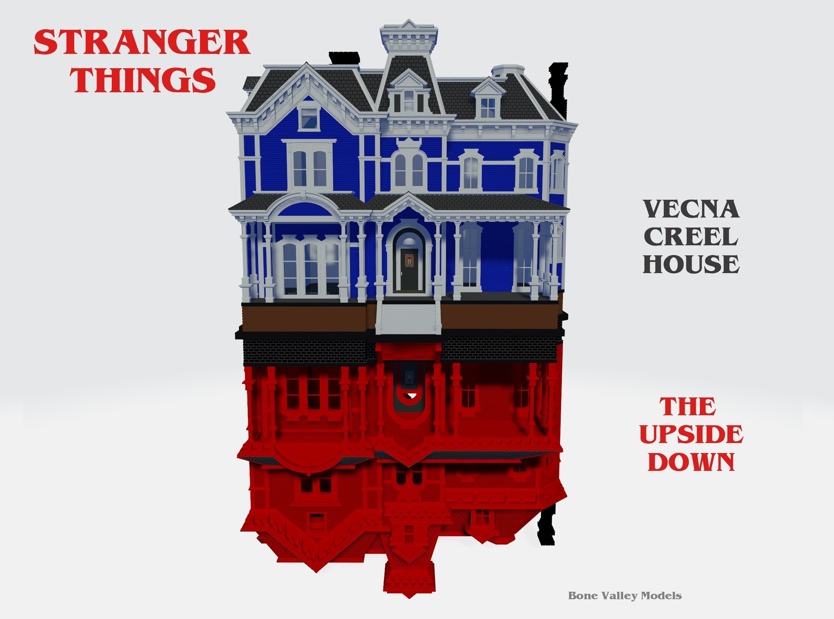 Stranger Things Vecna Creel House 3D model 3D printable | CGTrader