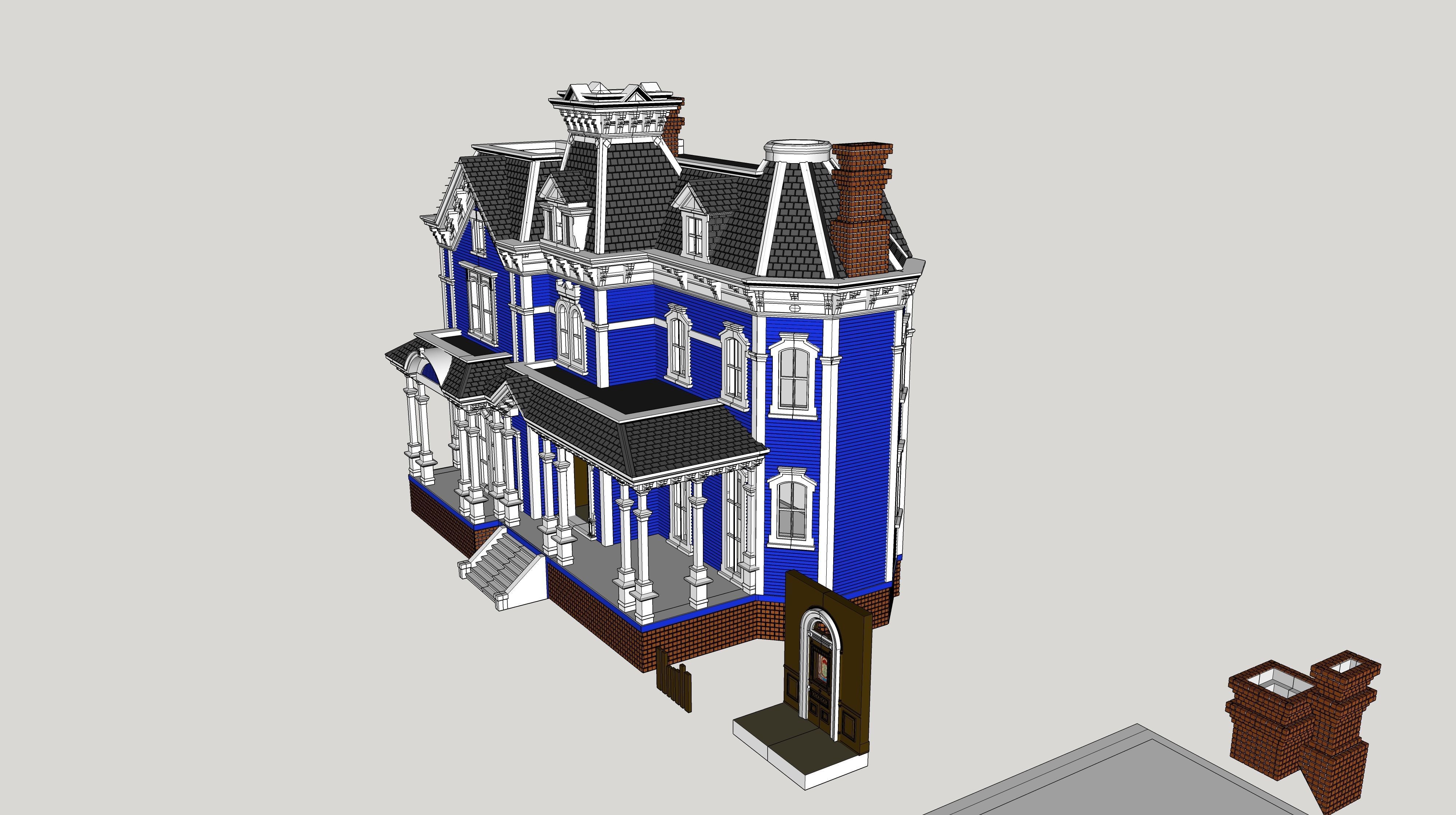 Stranger Things Vecna Creel House 3D model 3D printable | CGTrader