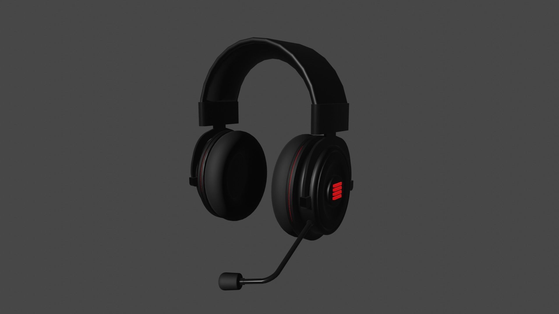 Over the Ear Headphones with Mic 3D model | CGTrader