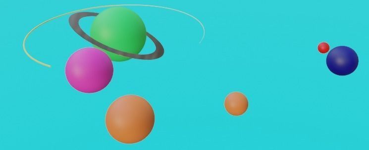 Planet Rotation 3D model animated | CGTrader