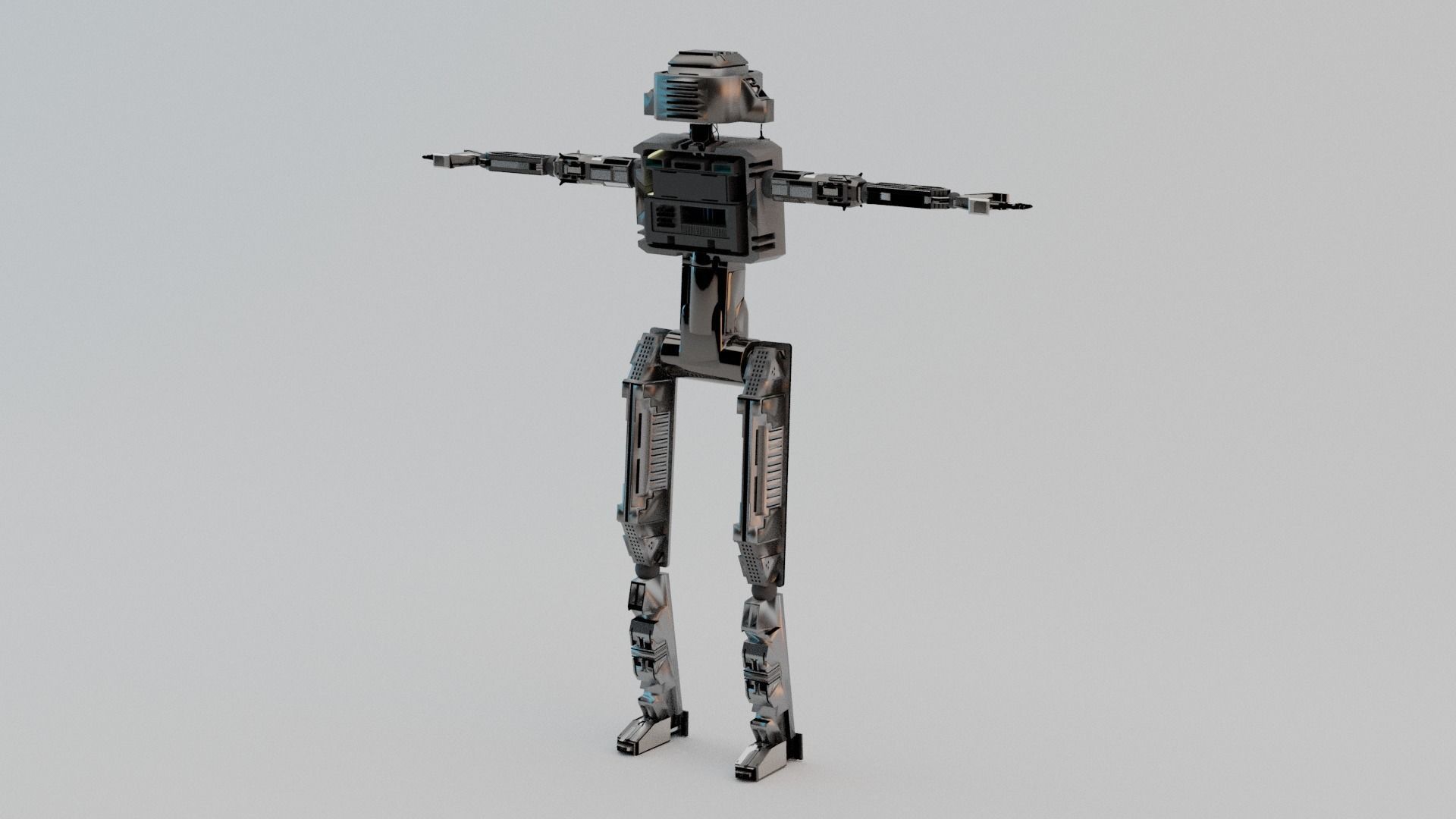 Sci-Fi Robot 3D model | CGTrader