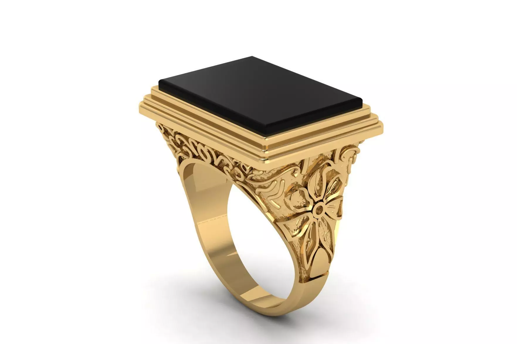 Signet Ring R 161 3D model 3D printable | CGTrader