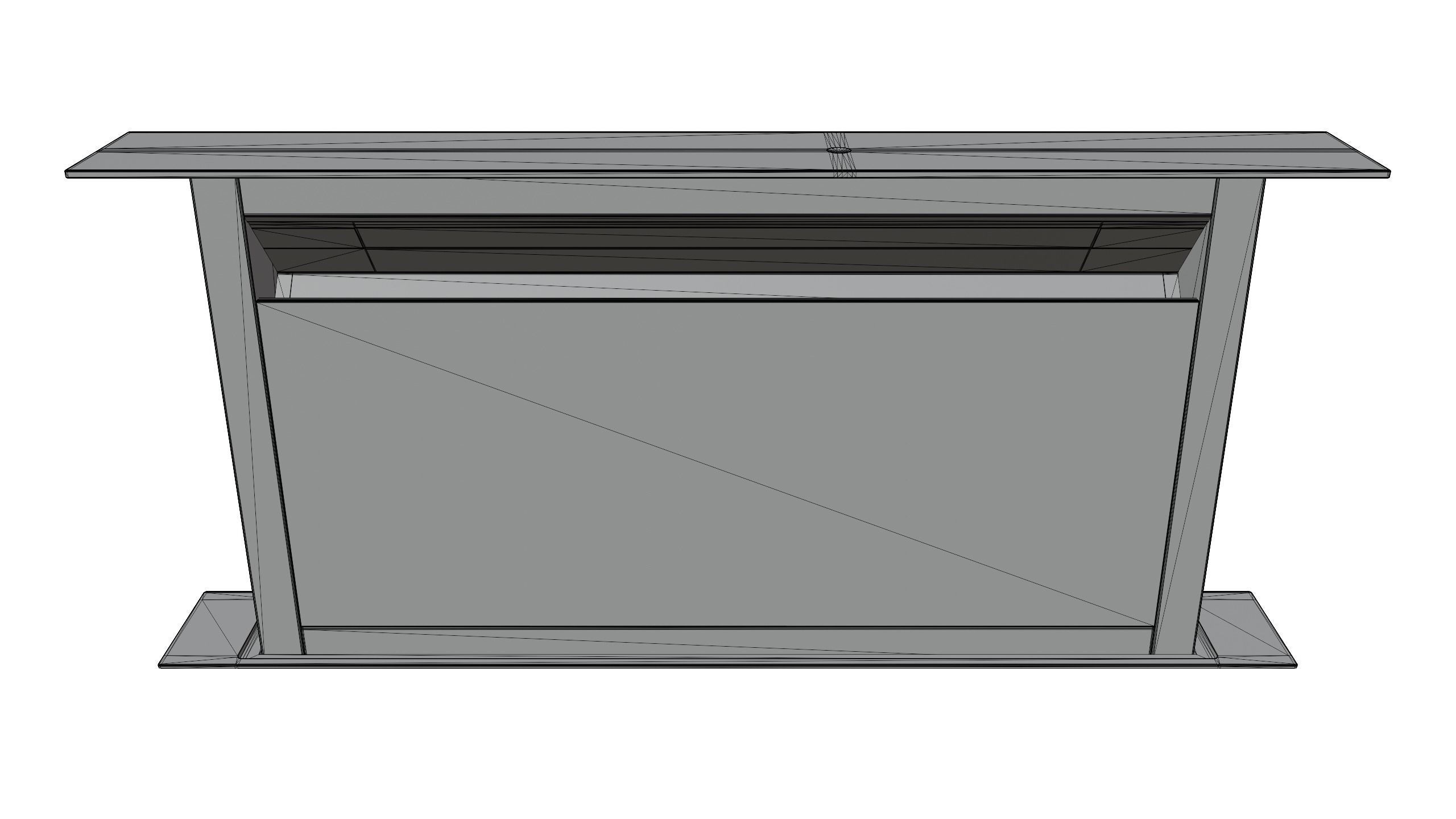 3D model Miele DA 6890 downdraft hood - Photorealistic VR / AR / low ...