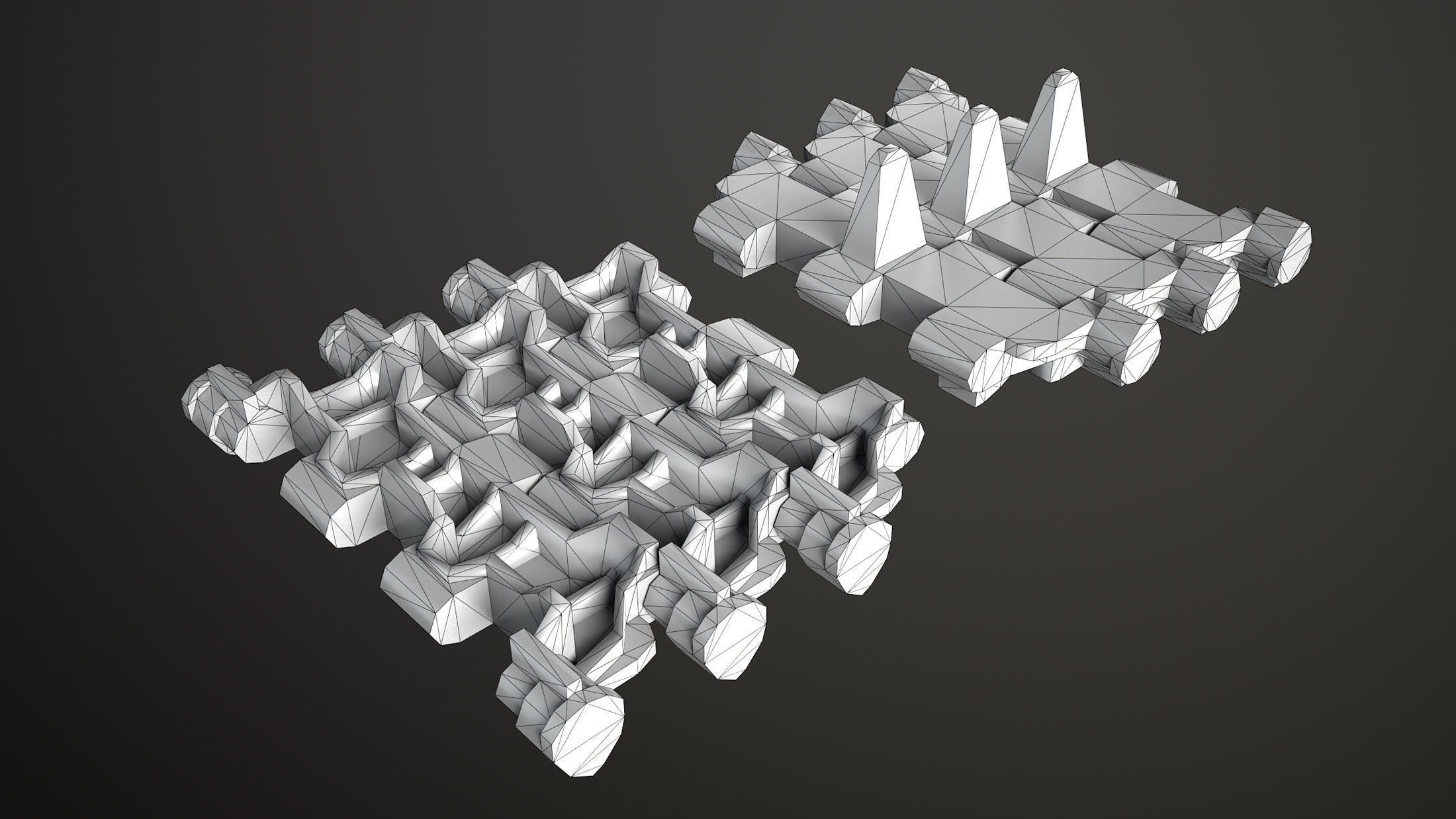 3D model T-72 Tank Tracks VR / AR / low-poly | CGTrader