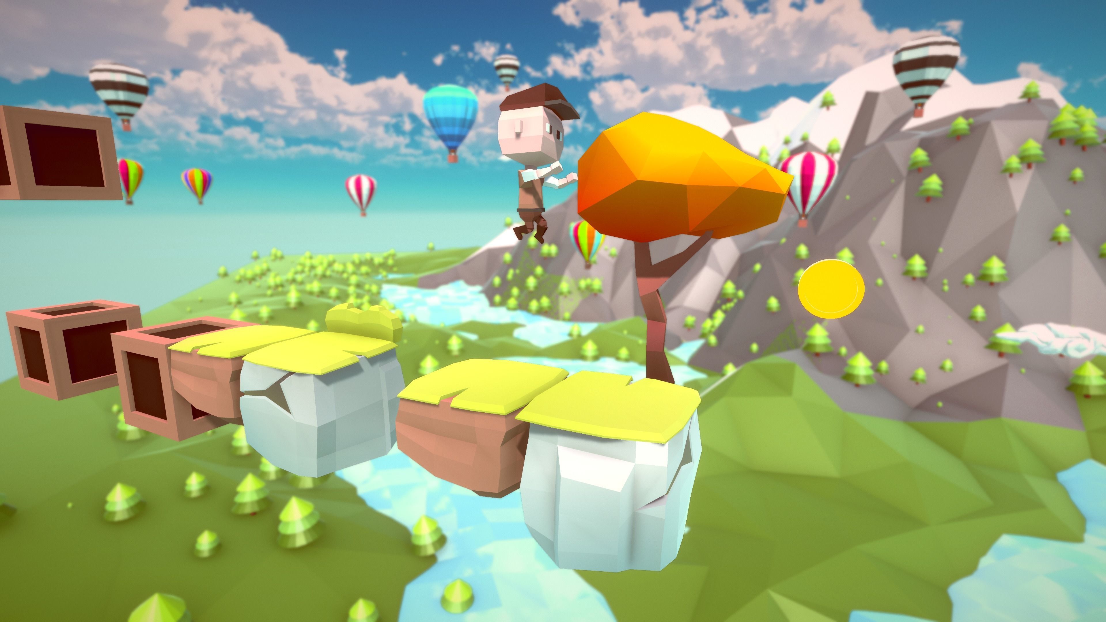 3D model 3D Platformer Game Kit for Unity - Low Poly VR / AR / low-poly | CGTrader