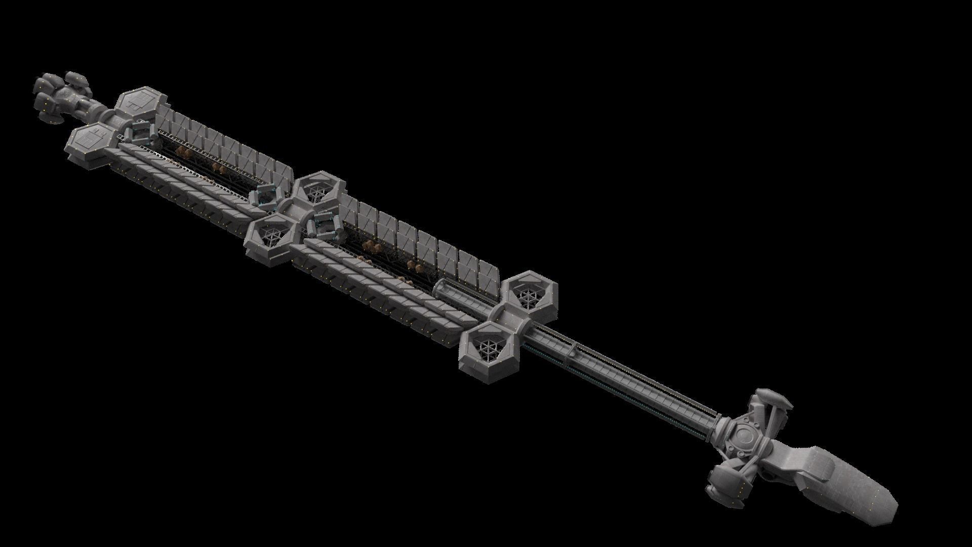 USCSS Covenant spaceship 3D model | CGTrader