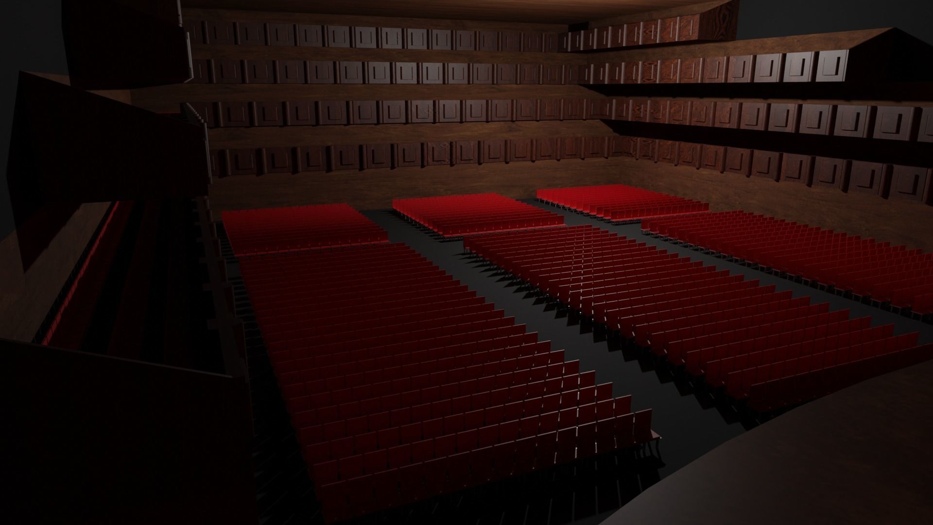 3D model Concert Hall Amphitheater VR / AR / low-poly | CGTrader