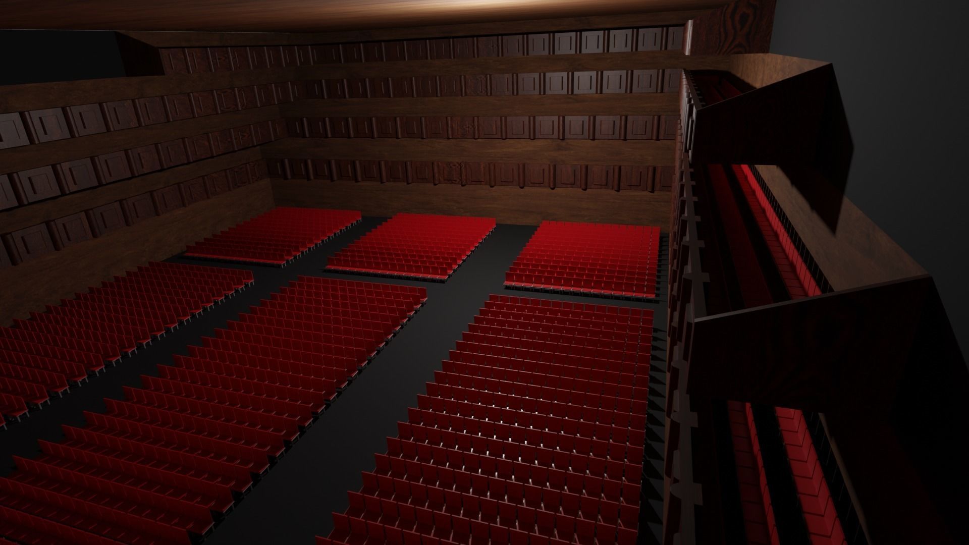 3D model Concert Hall Amphitheater VR / AR / low-poly | CGTrader