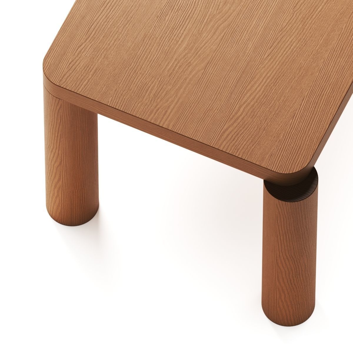 Offset Natural Resident Table 3D model | CGTrader