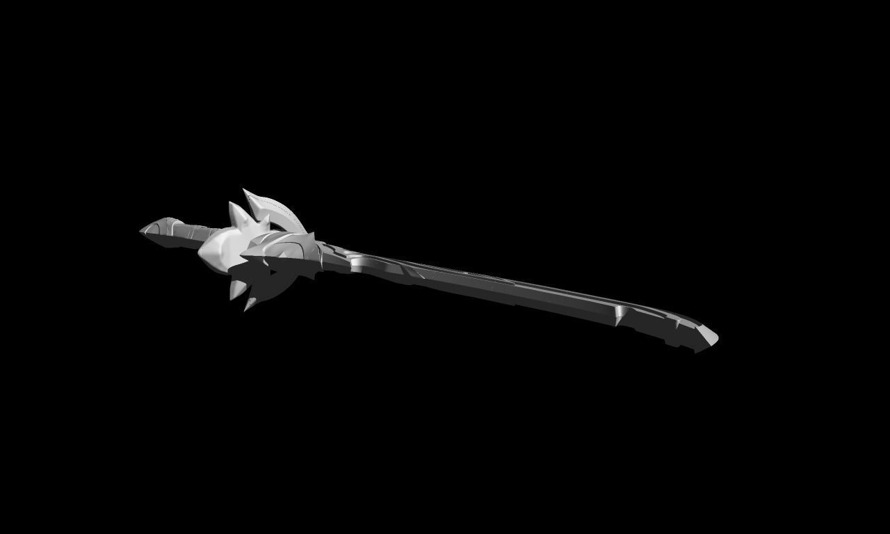 genshin impact Kagotsurube Isshin kazuha sword 3D model 3D printable ...