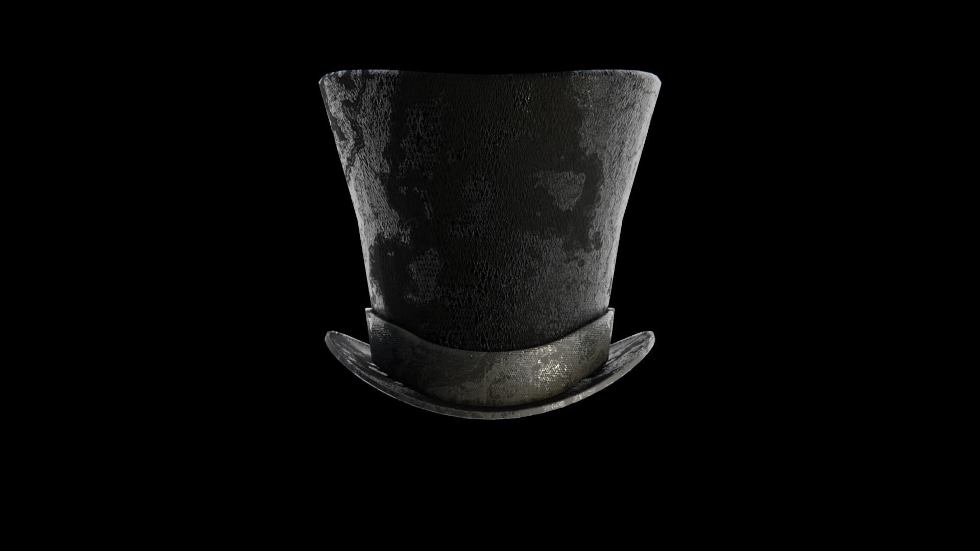 3D model Top Hat VR / AR / low-poly | CGTrader
