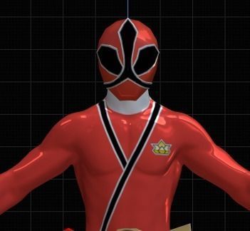 Samurai Power Rangers Male Pack 3D model rigged | CGTrader