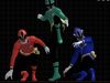 Samurai Power Rangers Male Pack 3D model rigged | CGTrader