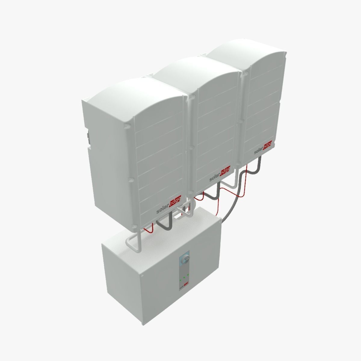 SolarEdge SE100k Inverter with Synergy Unit 3D model | CGTrader