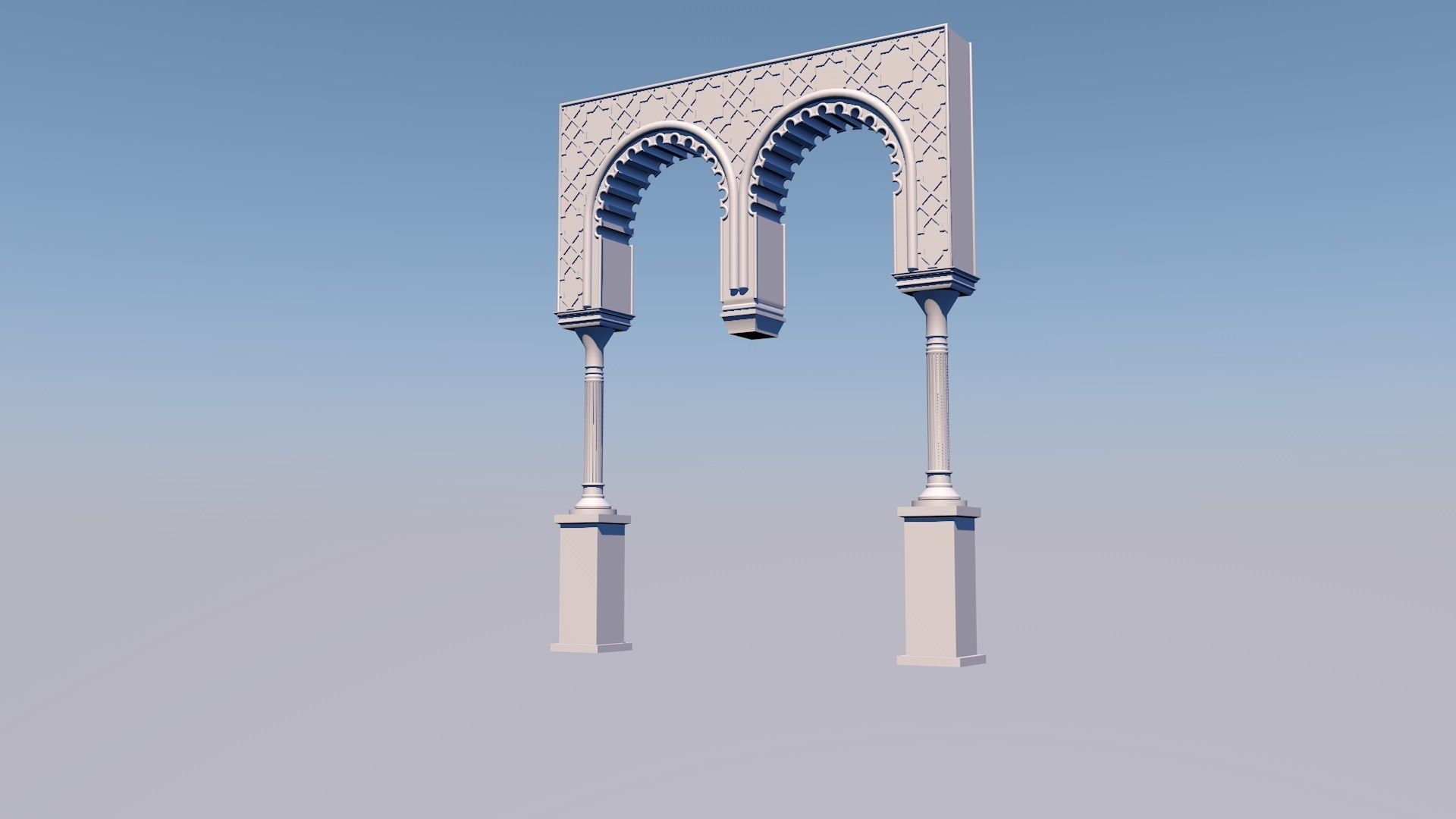 Islamic Arch 3D model | CGTrader