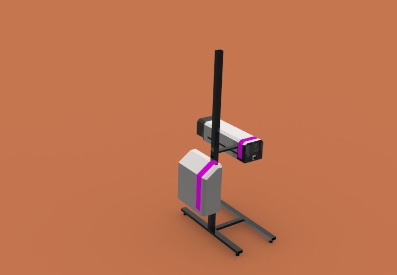 Production Line laser Coder- SmartLase C350 3D model | CGTrader