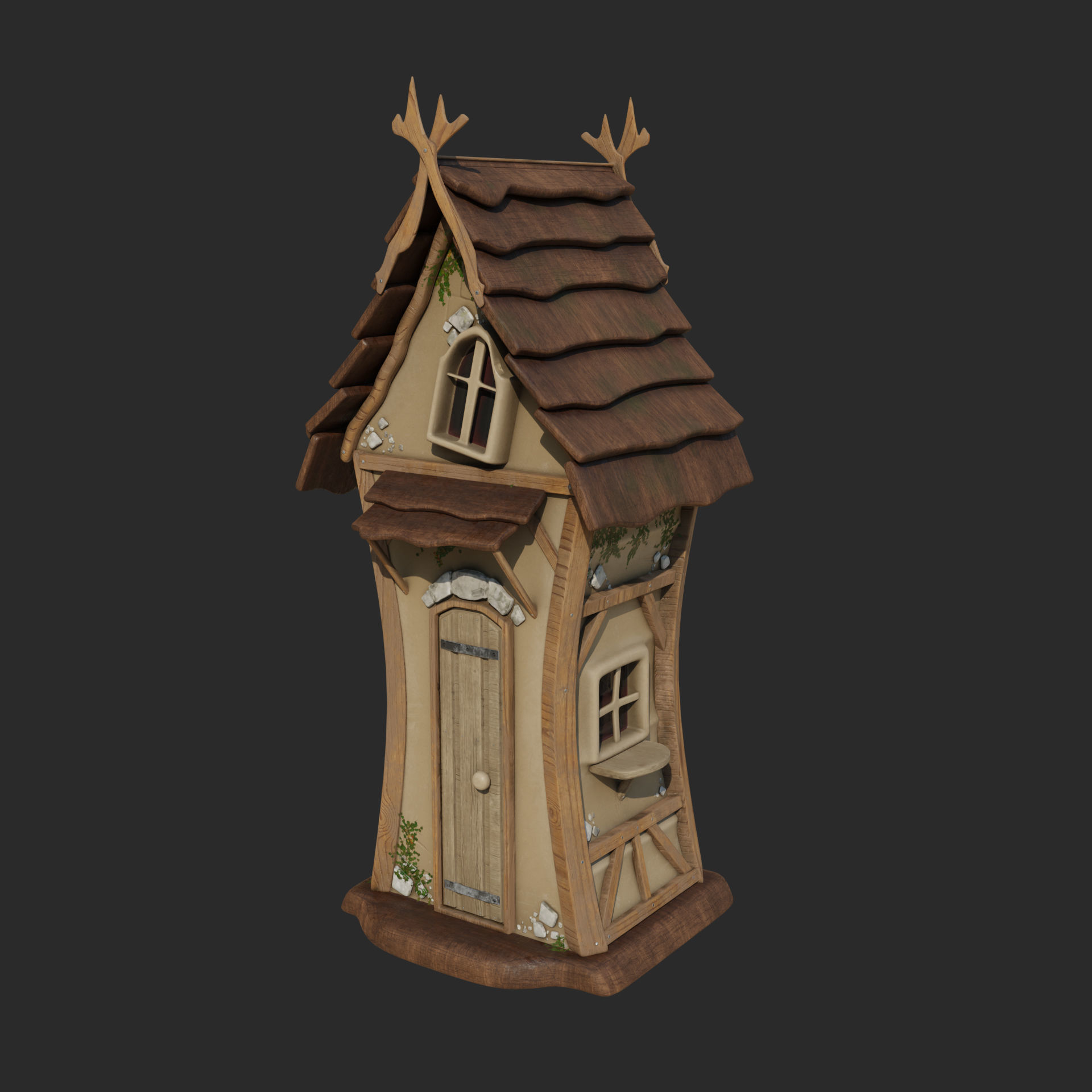 3D model Magic Hut 2 VR / AR / low-poly | CGTrader