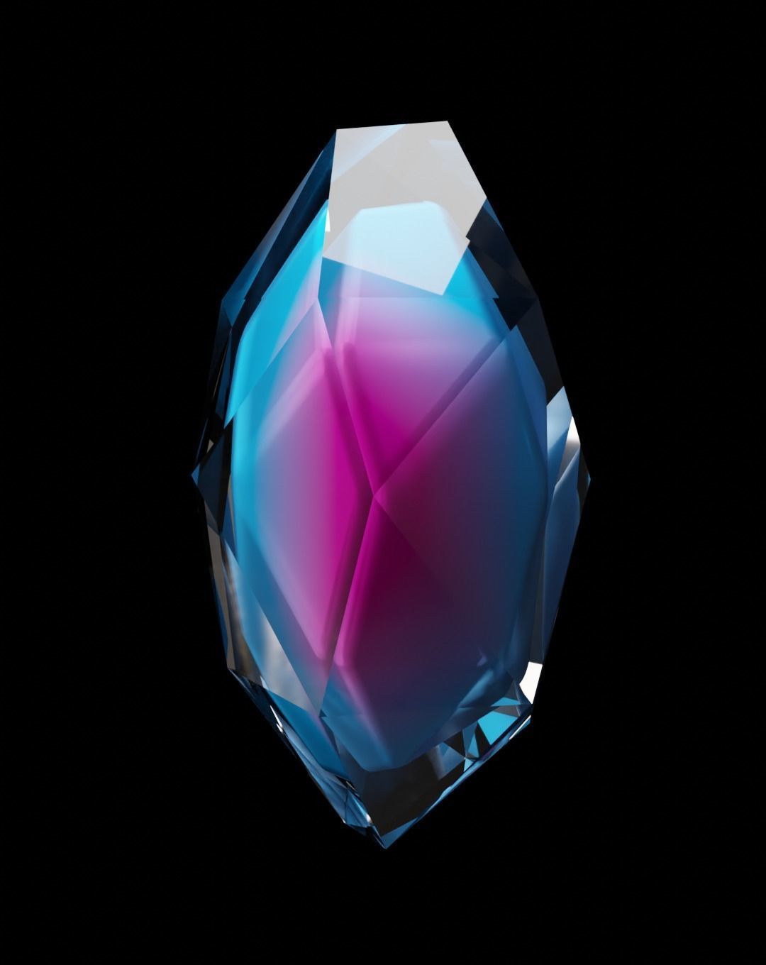 3D model Diamond crystal 3D Model VR / AR / low-poly | CGTrader