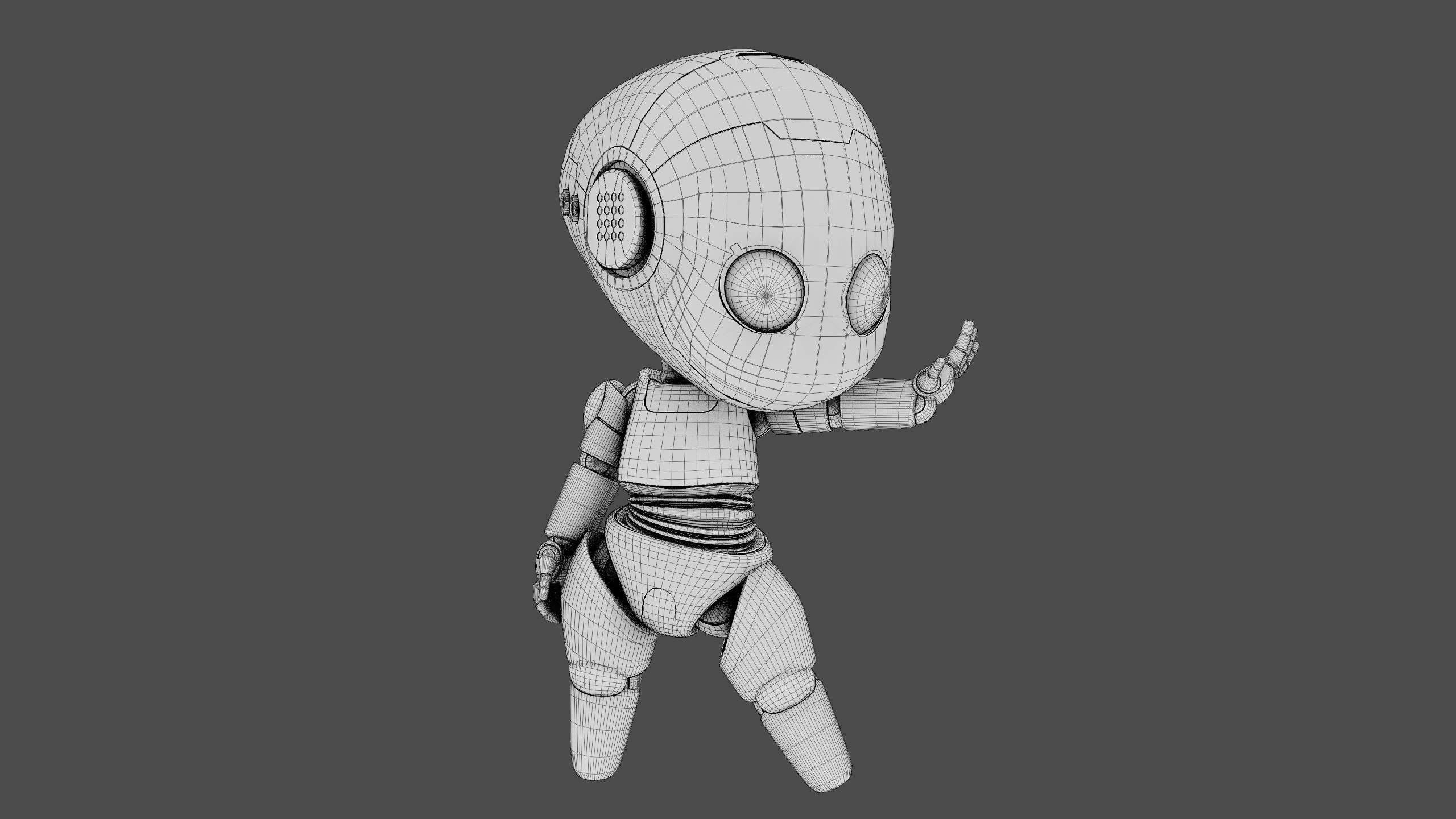 TOON BOT RIGGED CHARACTER 3D model rigged | CGTrader