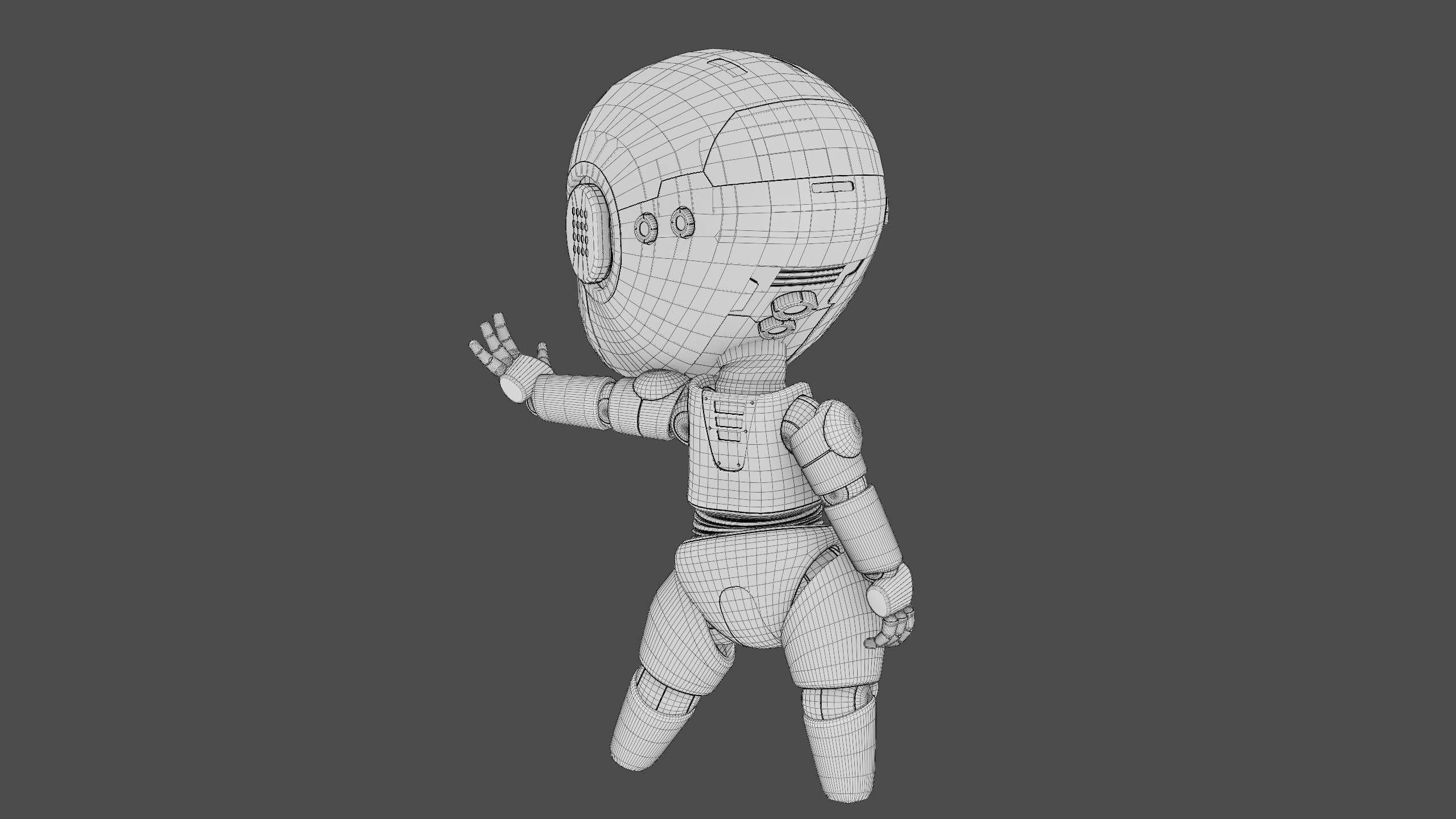 TOON BOT RIGGED CHARACTER 3D model rigged | CGTrader