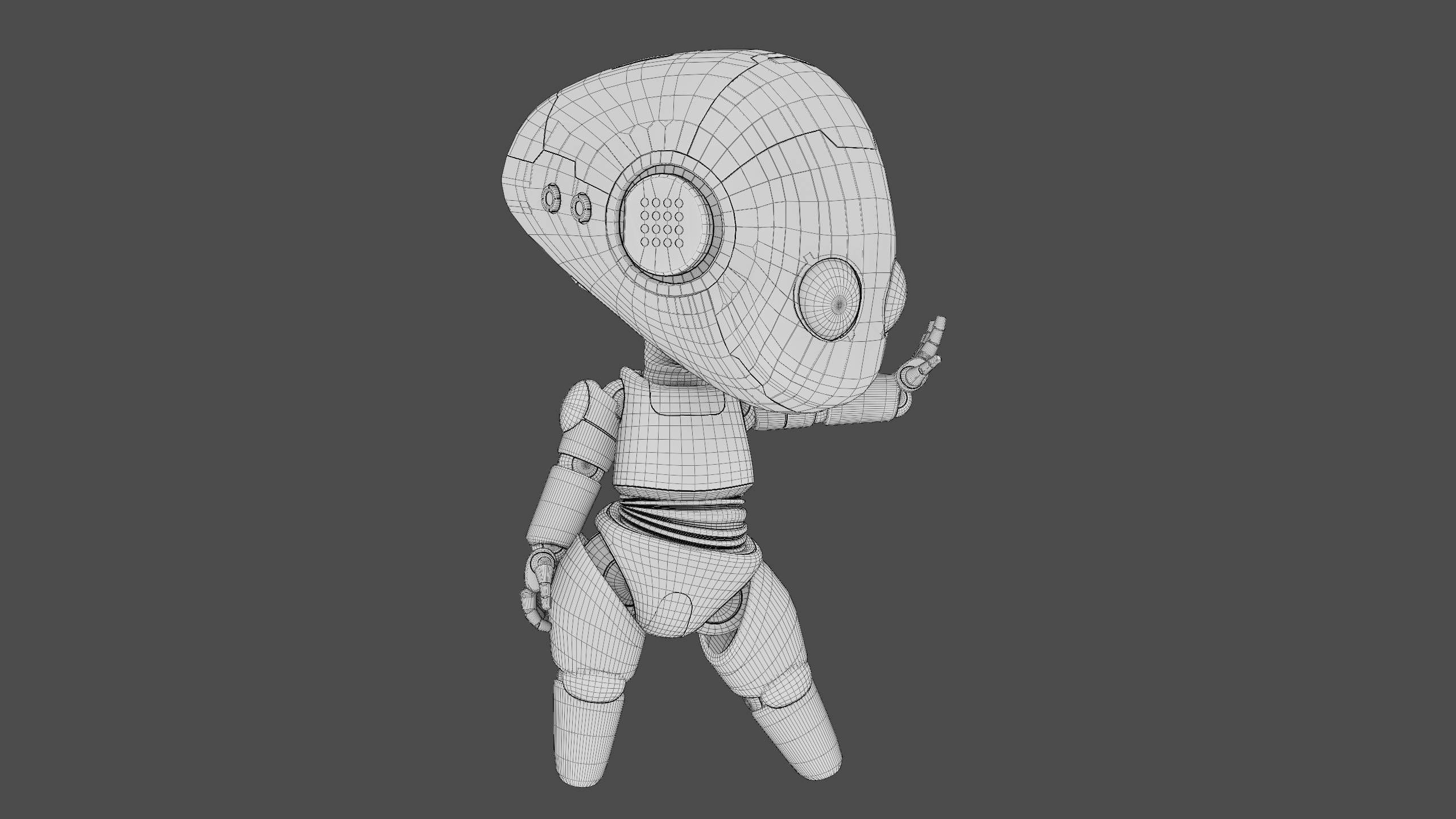 TOON BOT RIGGED CHARACTER 3D model rigged | CGTrader