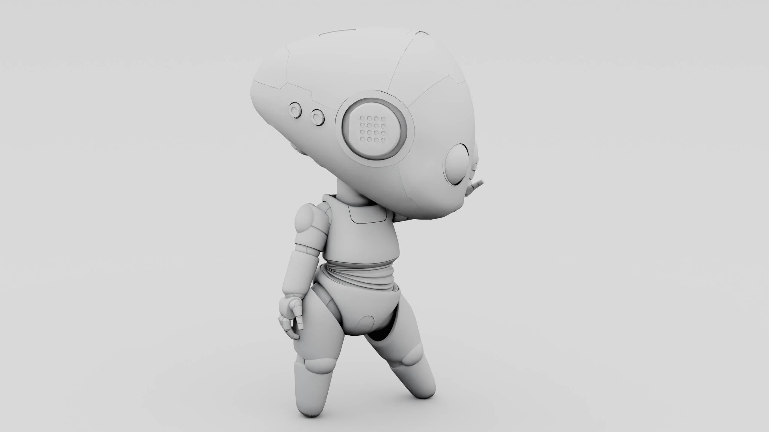 TOON BOT RIGGED CHARACTER 3D model rigged | CGTrader