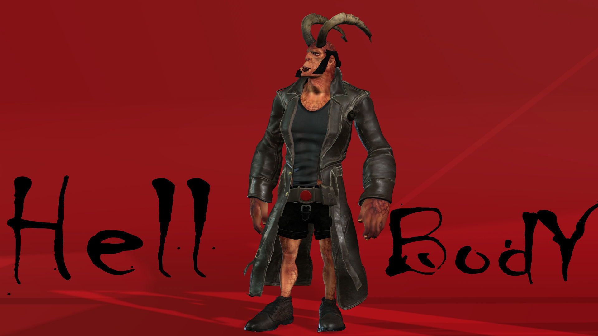 3D model Hell BodY NFT VR / AR / low-poly | CGTrader