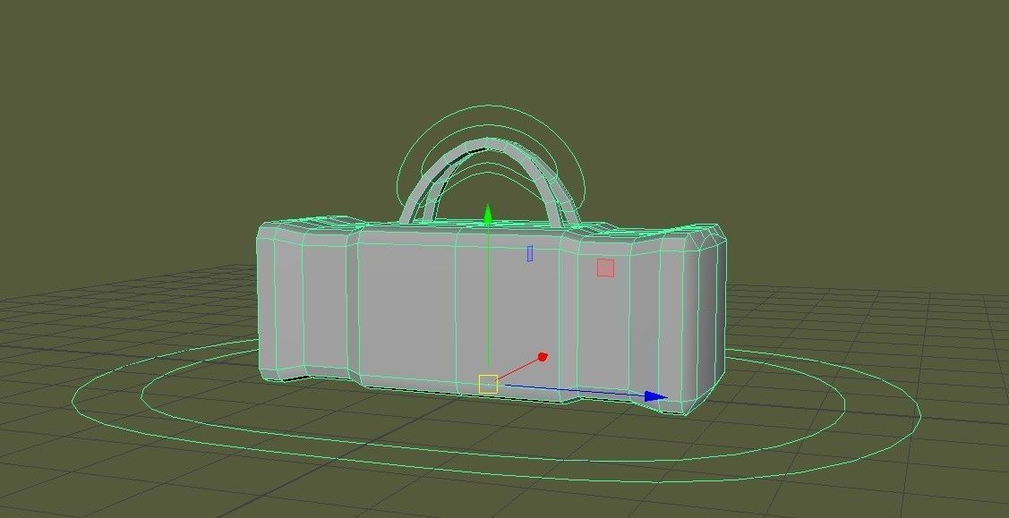 Maya Bag Rig for animation free VR / AR / low-poly 3D model rigged ...