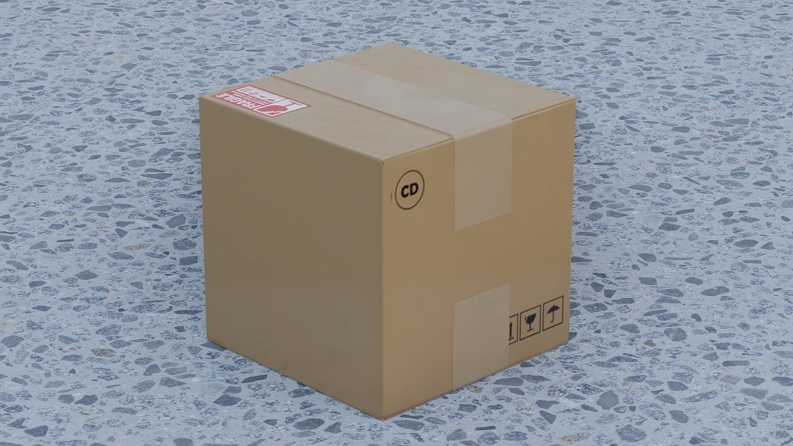parcel box 3D model | CGTrader