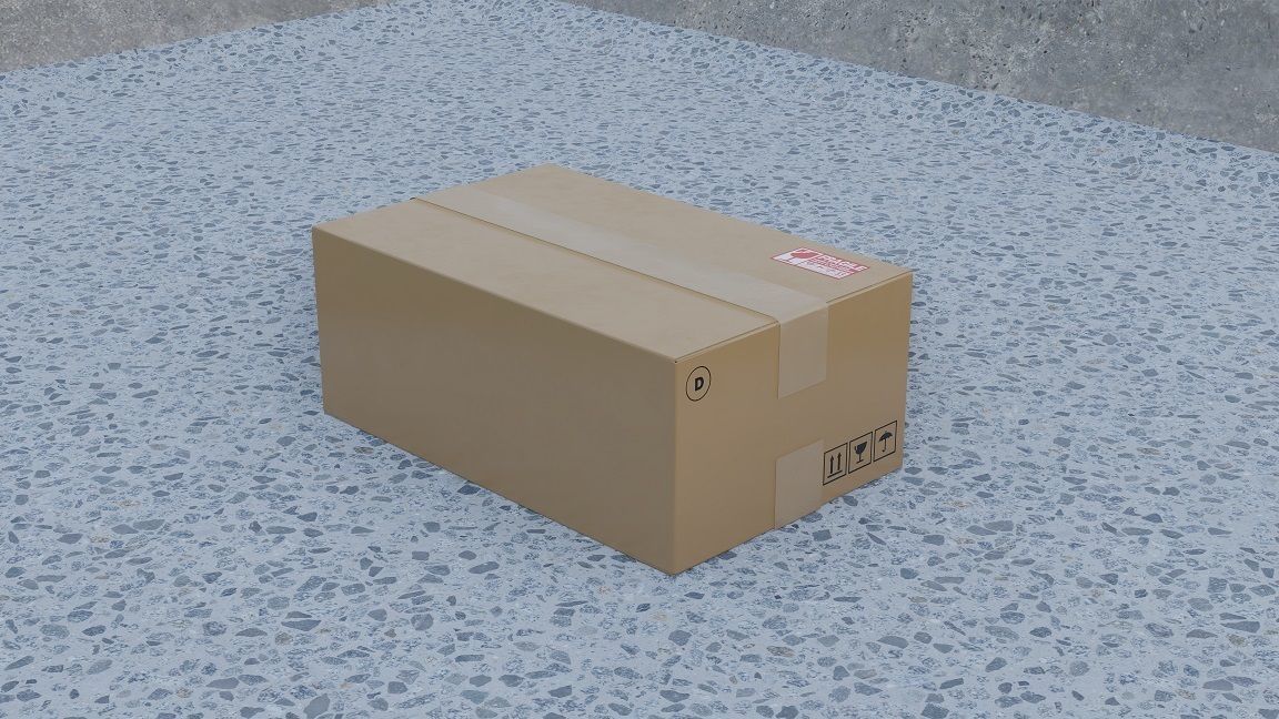 parcel box 3D model | CGTrader