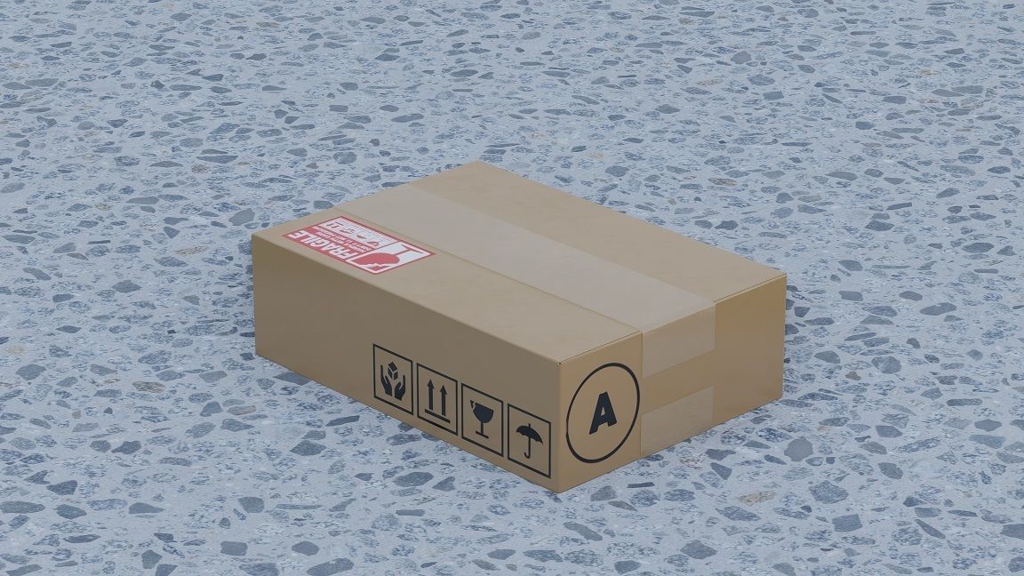parcel box 3D model | CGTrader