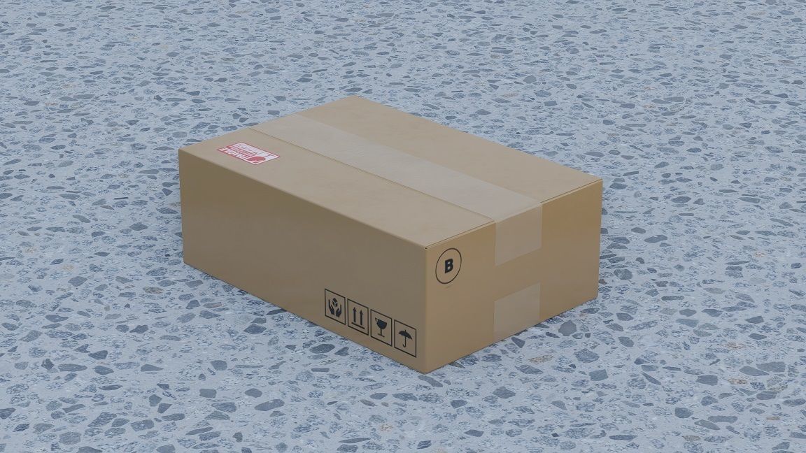 parcel box 3D model | CGTrader
