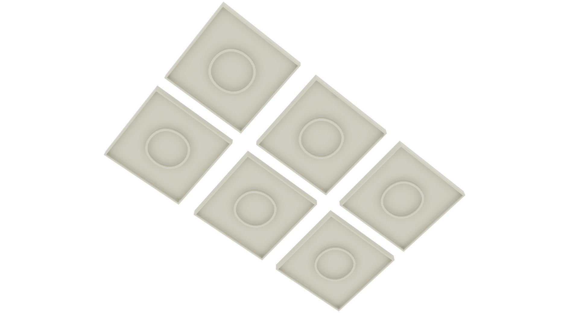 Dice Lego Tiles Set 3D model | CGTrader