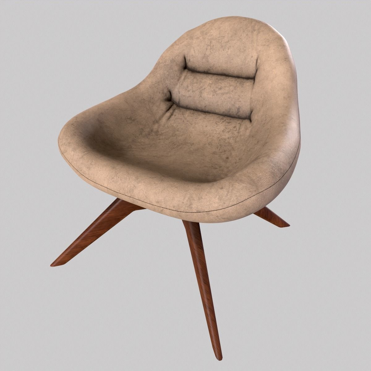 lounge puff chair free 3D model | CGTrader