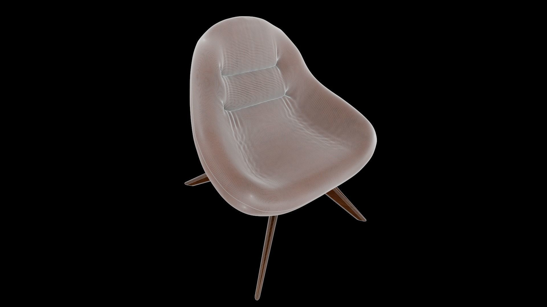 lounge puff chair free 3D model | CGTrader