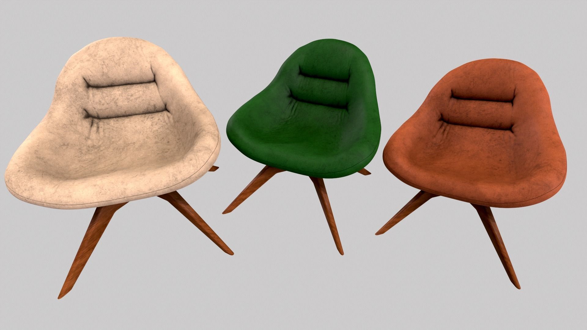 lounge puff chair free 3D model | CGTrader